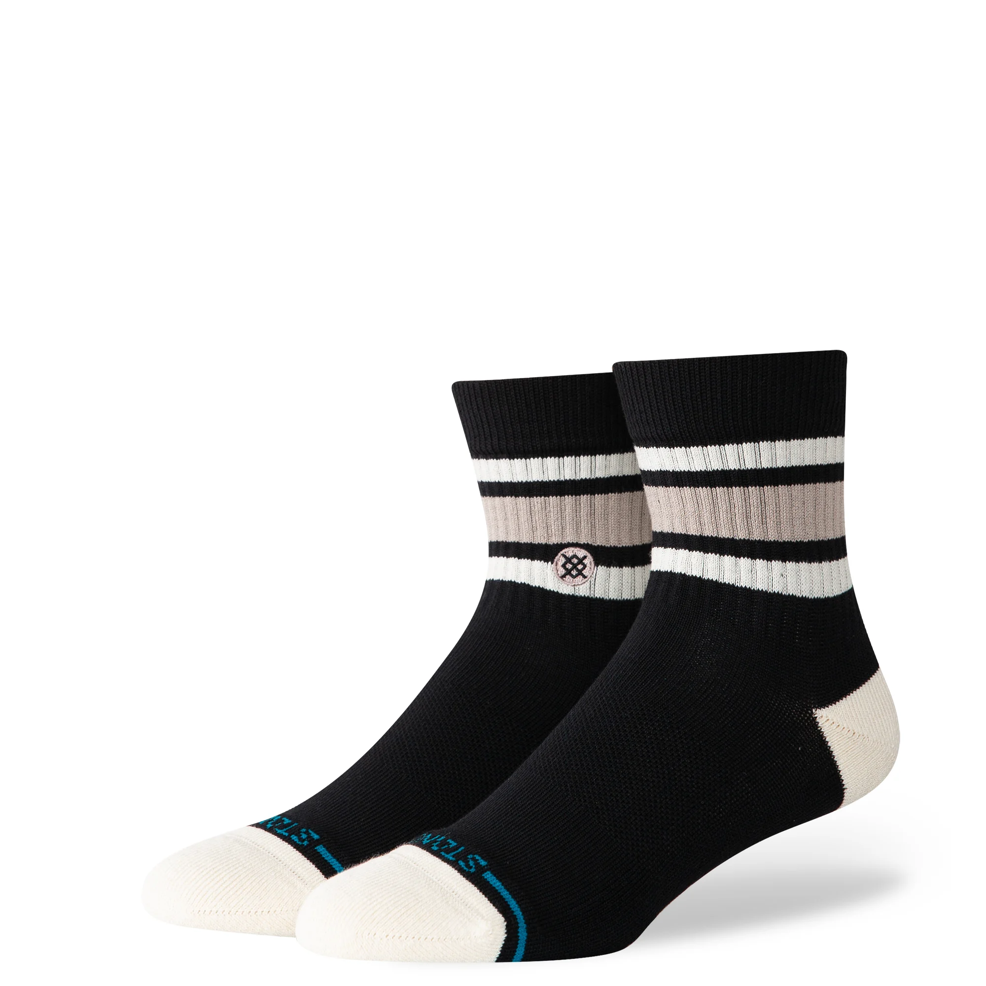STANCE BOYD QUARTER SOCK - STRING GREY - KINGSWELL - Los Feliz