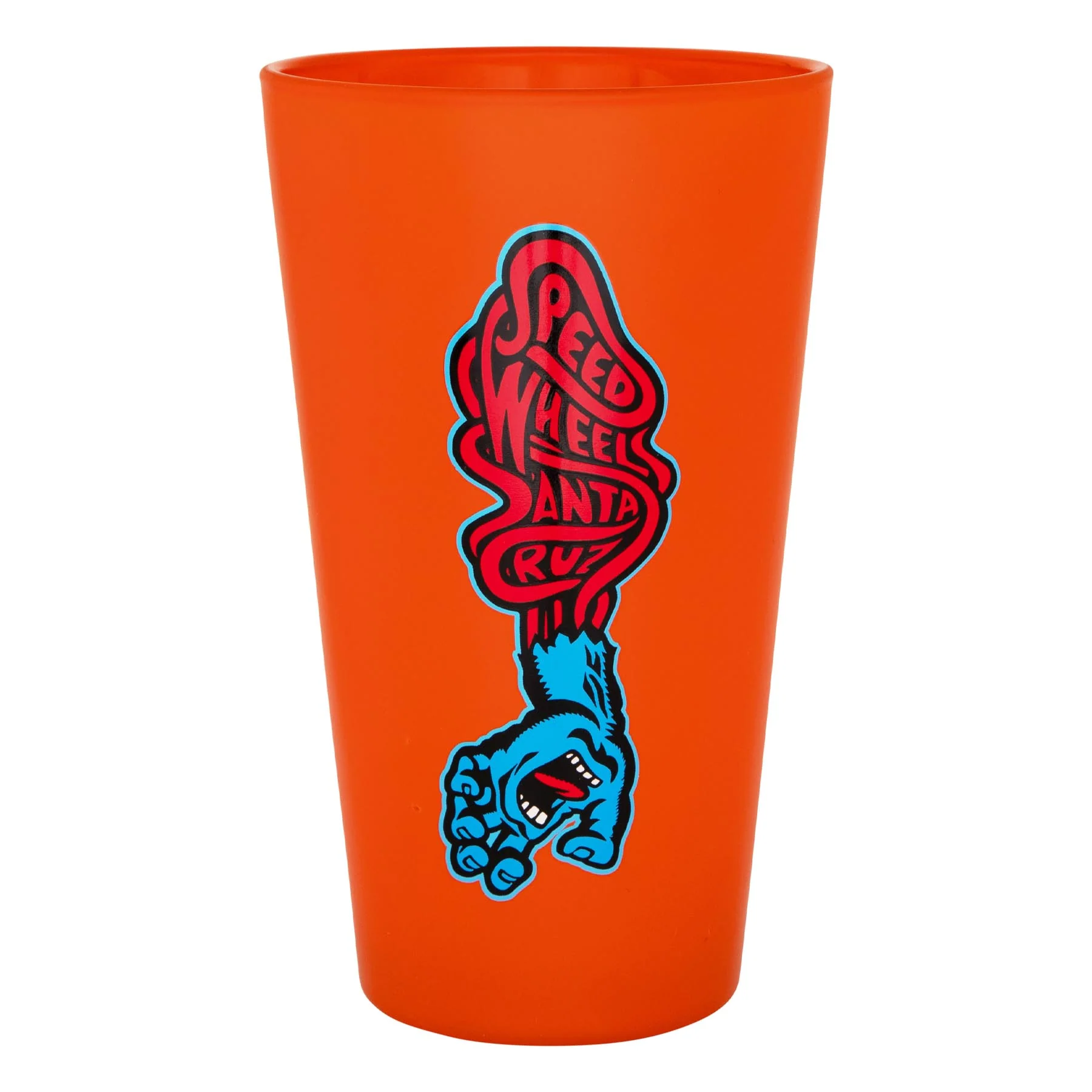 Speed Wheels Screaming Hand Pint Glass - Orange - KINGSWELL - Los Feliz