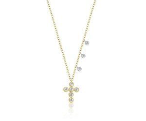 Bezel Set Diamond Cross Pendant - Minichiello Jewellers