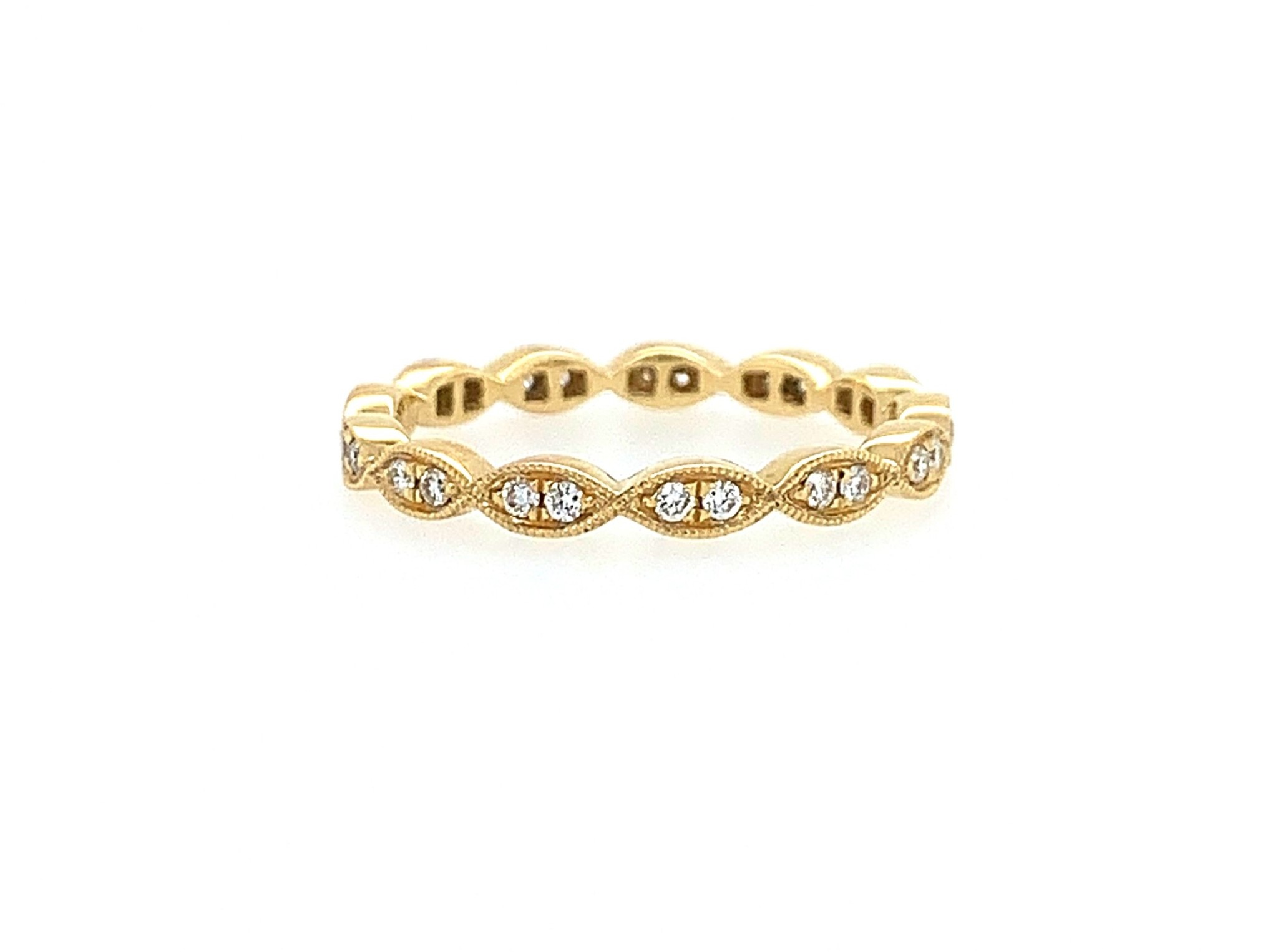 Yellow Gold Yellow Pod Stackable Ring - Minichiello Jewellers