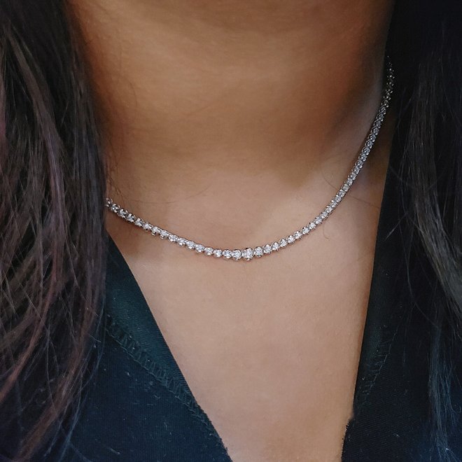 Diamond Collar Necklace - Minichiello Jewellers