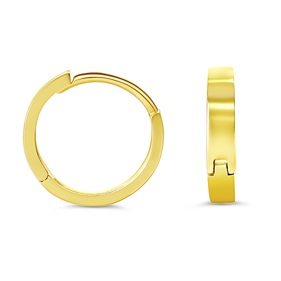 Yellow Gold Mini Huggies - Minichiello Jewellers