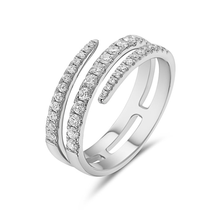 Coiled Diamond Ring - Minichiello Jewellers
