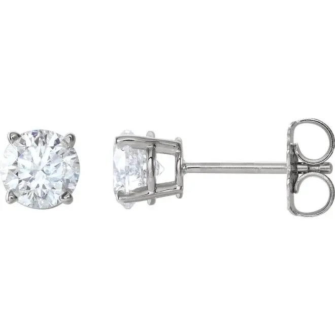 Lab created classic diamond studs - 4.02ct tw - Minichiello Jewellers