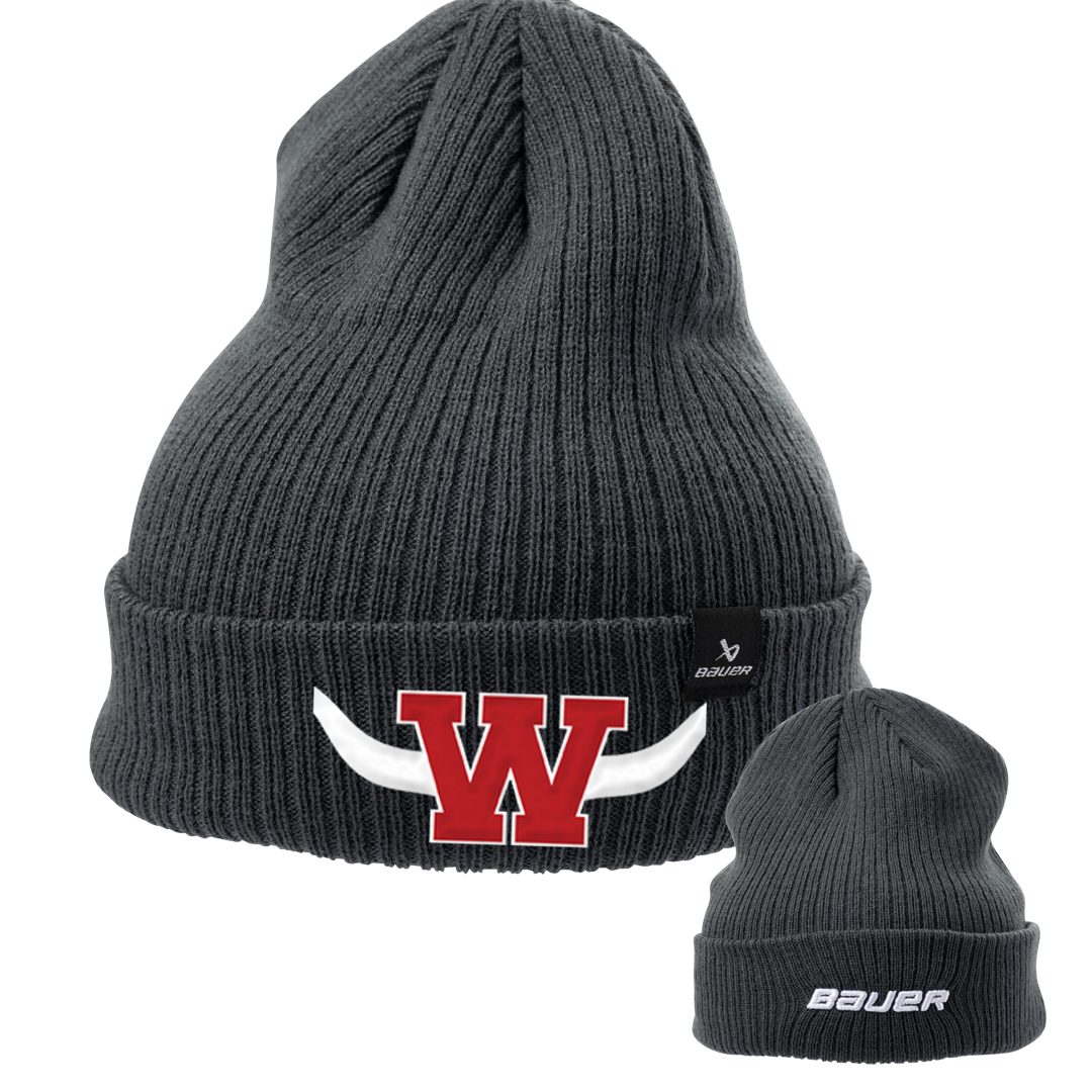 WRANGLERS S24 BAUER TEAM RIBBED TOQUE-SR - Sin Bin Sports
