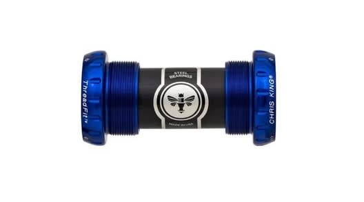CHRIS KING Bottom Bracket, ThreadFit 24, Navy - Alpine Bike Works