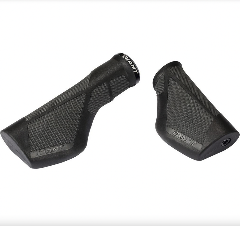 GNT Ergo Max Lock-On Gripshift Grips Black/Grey - Alpine Bike Works