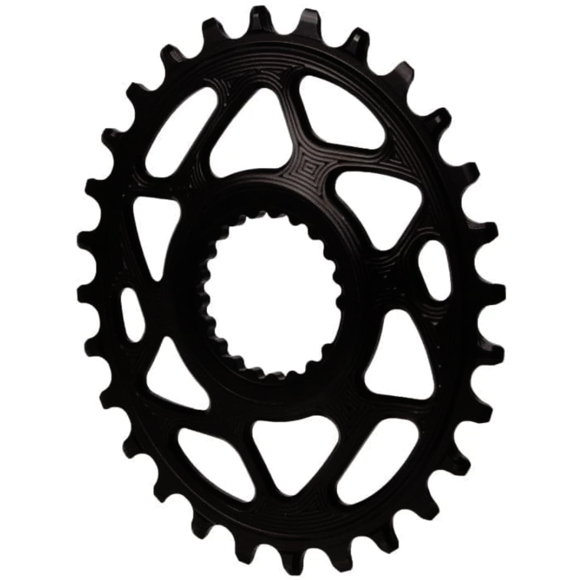 XTR M9100 Oval Chainring, 34T - Black - Alpine Bike Works