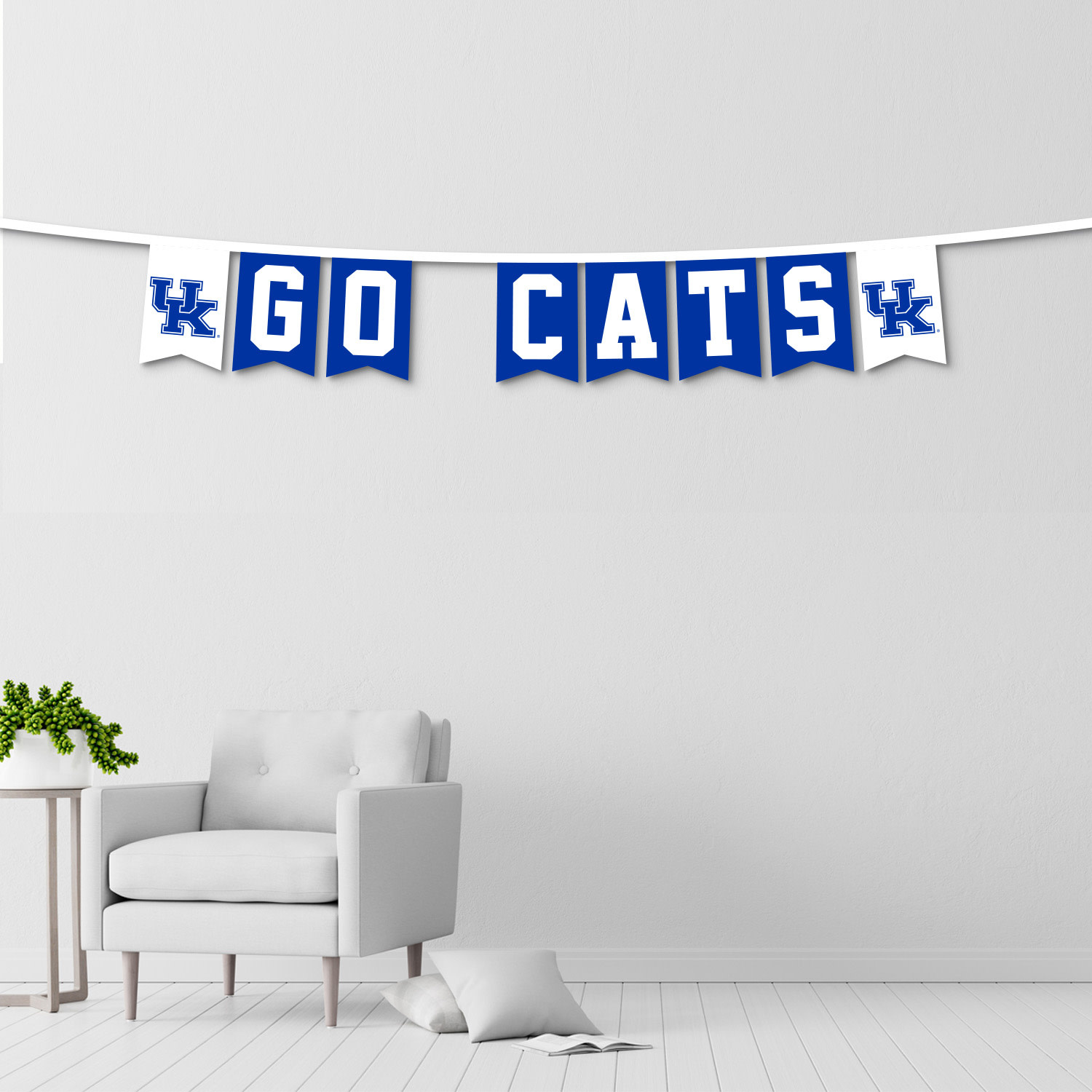 BANNER, STRING, GO CATS, 8 FT, UK - JD Becker's UK & UofL Superstore