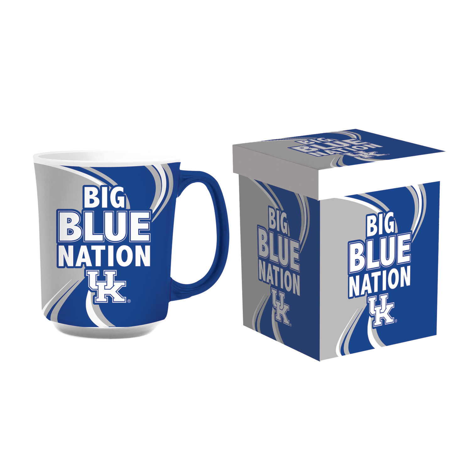 MUG, CERAMIC, BIG BLUE NATION, BOXED, UK - JD Becker's UK & UofL Superstore