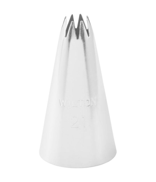 Wilton Cake Icing Tip #21, Open Star - Ares Kitchen & Baking Supplies