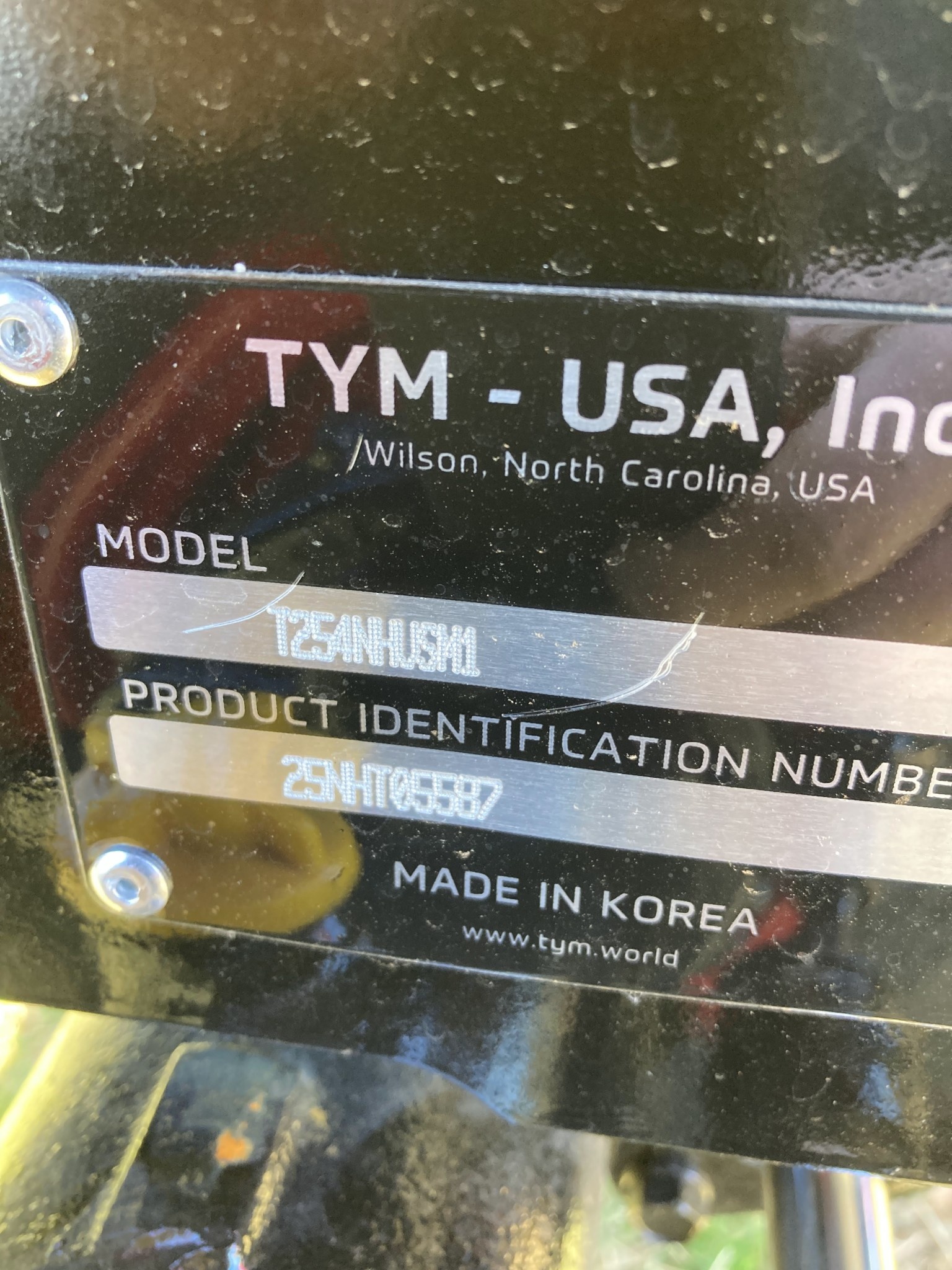 TYM T254 TRACTOR with Loader - P & P Power