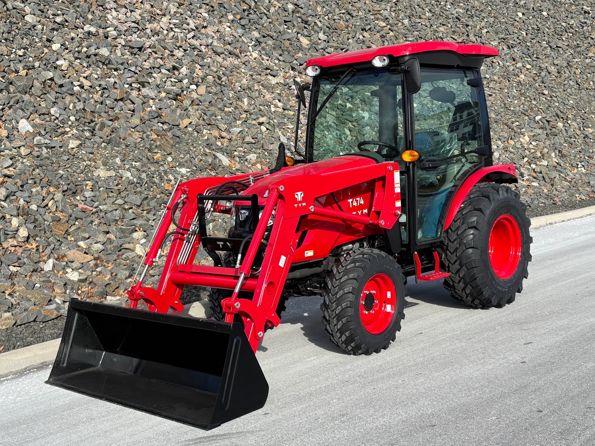 TYM T474 Tractor with Cab and Loader - P & P Power