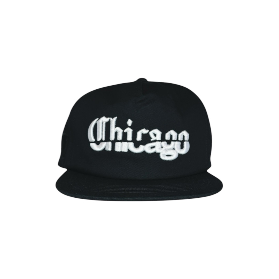 Jugrnaut 6 Panel Tribune/Sun-Times Unstructured Snapback Hat Black ...
