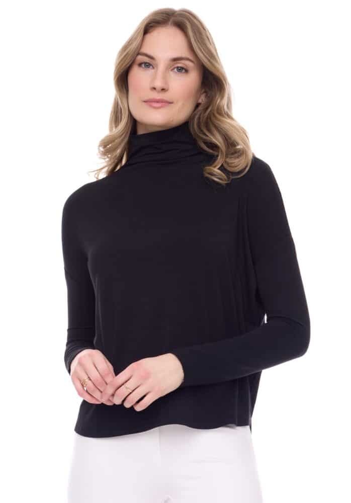 COL ROULÉ MORGAN NOIR