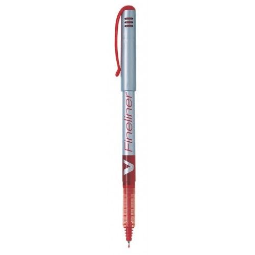 PILOT PILOT V FINELINER PEN FINE RED - Colours Artist Supplies