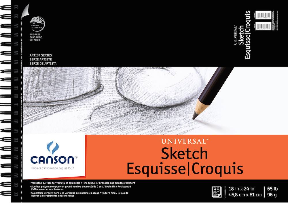 CANSON CANSON ARTIST SERIES UNIVERSAL SKETCH - Colours Artist Supplies