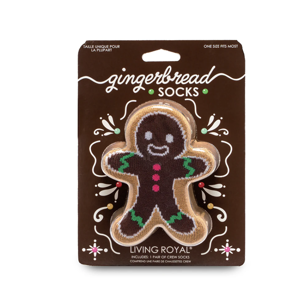 Gingerbread 3D Socks - Twisted Sisters Boutik Inc.