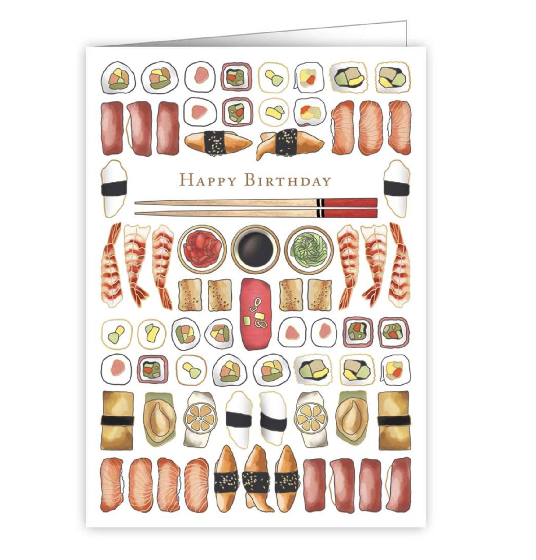 Sushi Happy Birthday Greeting Card - Twisted Sisters Boutik Inc.