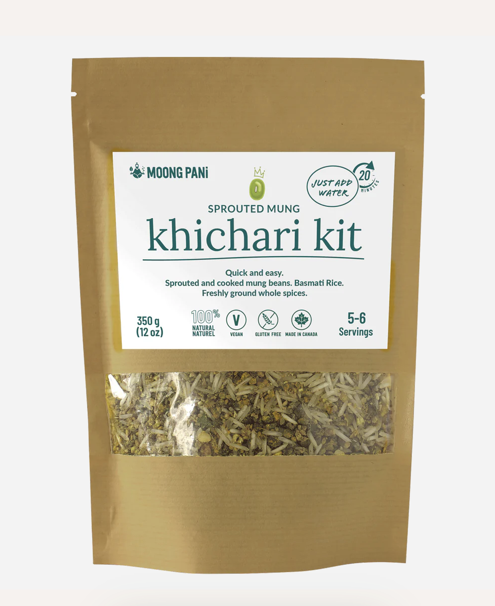 Moong Pani-Sprouted Mung Khichari (Kitchari) Kit: Indian-style Risotto ...