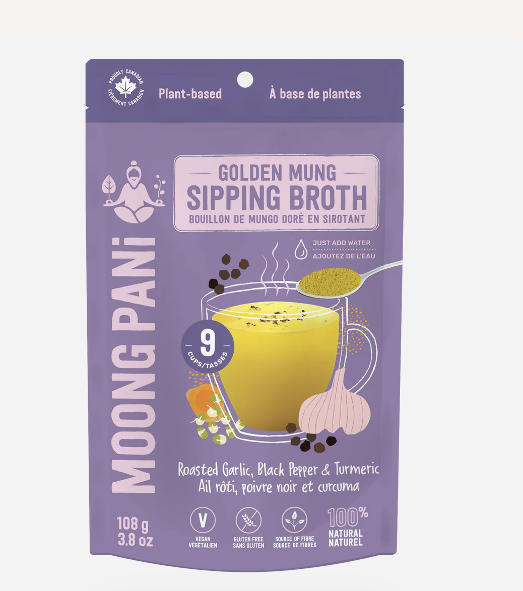 Moong Pani-Golden Broth with Roasted Garlic, Black Pepper, Turmeric and ...