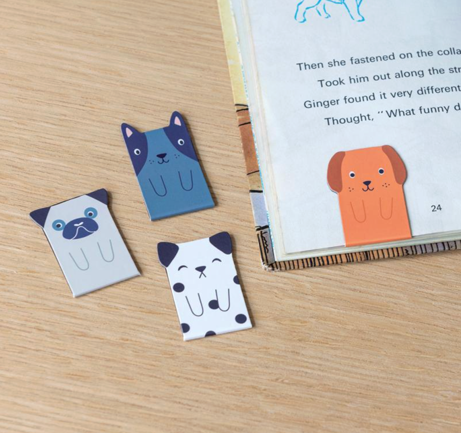 Rex London magnetic dog bookmarks - Twisted Sisters Boutik Inc.