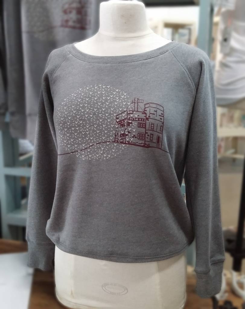 Twisted Sisters-Cabot Tower-Wide Neck Sweatshirt - Twisted Sisters ...