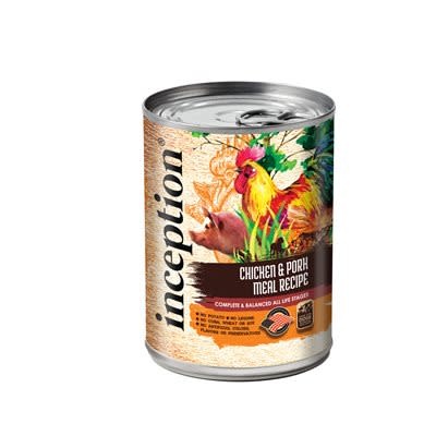 Inception Canned Dog Food Chicken with Pork Recipe 13oz - Pet Central ...
