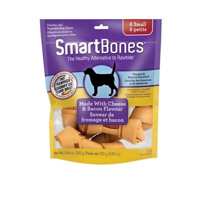 Smart Bones SmartBones Bacon & Cheese Small 6 Pack - Pet Central Limited