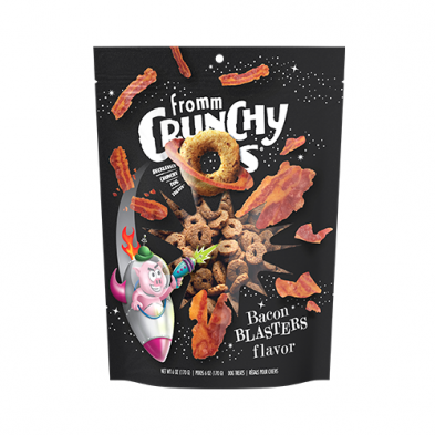 Fromm Fromm Crunchy O's Bacon Blasters 6oz - Pet Central Limited