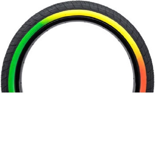 20x2.35 Salt Plus Sting BMX Tire, Rasta - Paradise Bikes