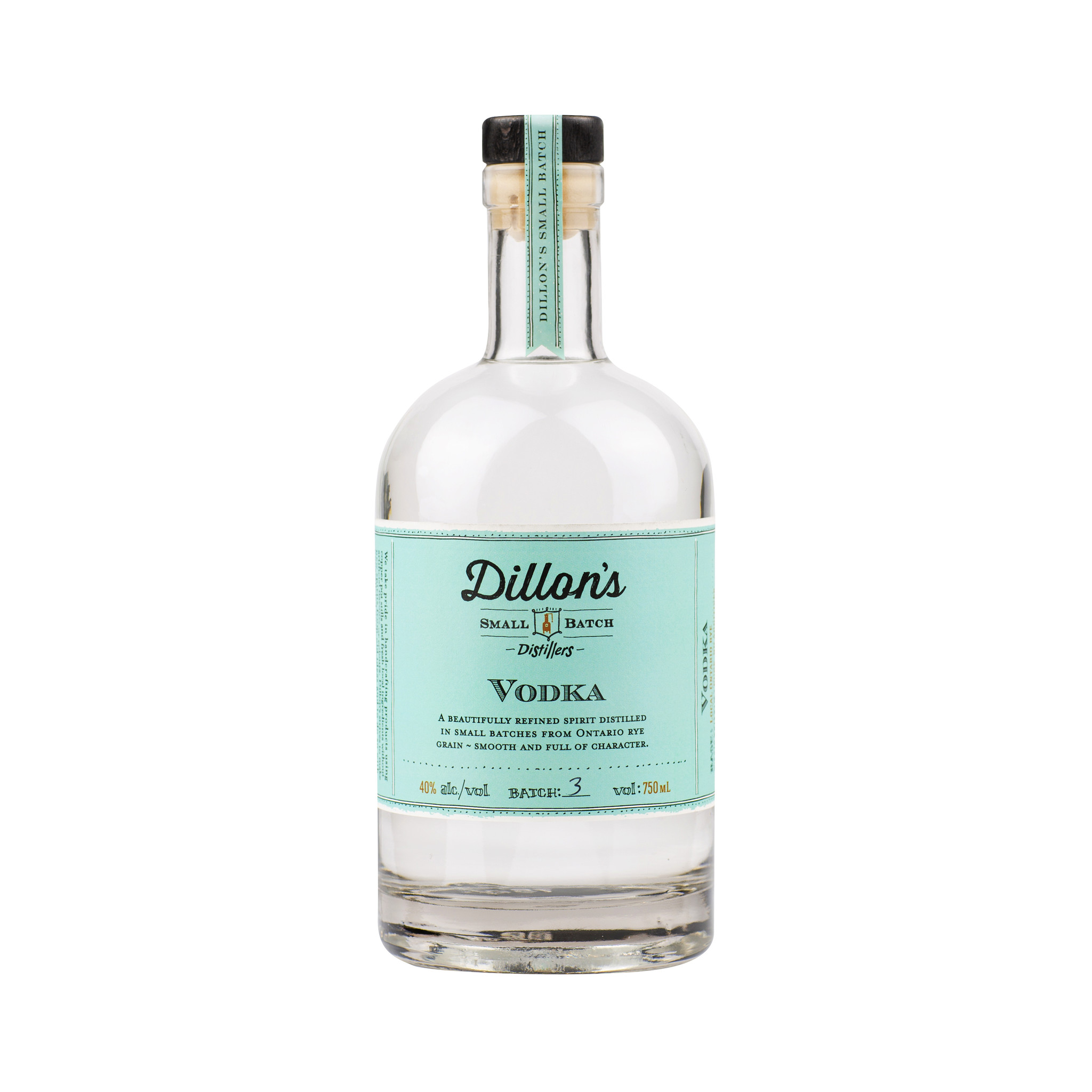 Rye Vodka 750mL - Dillon's Small Batch Distillers