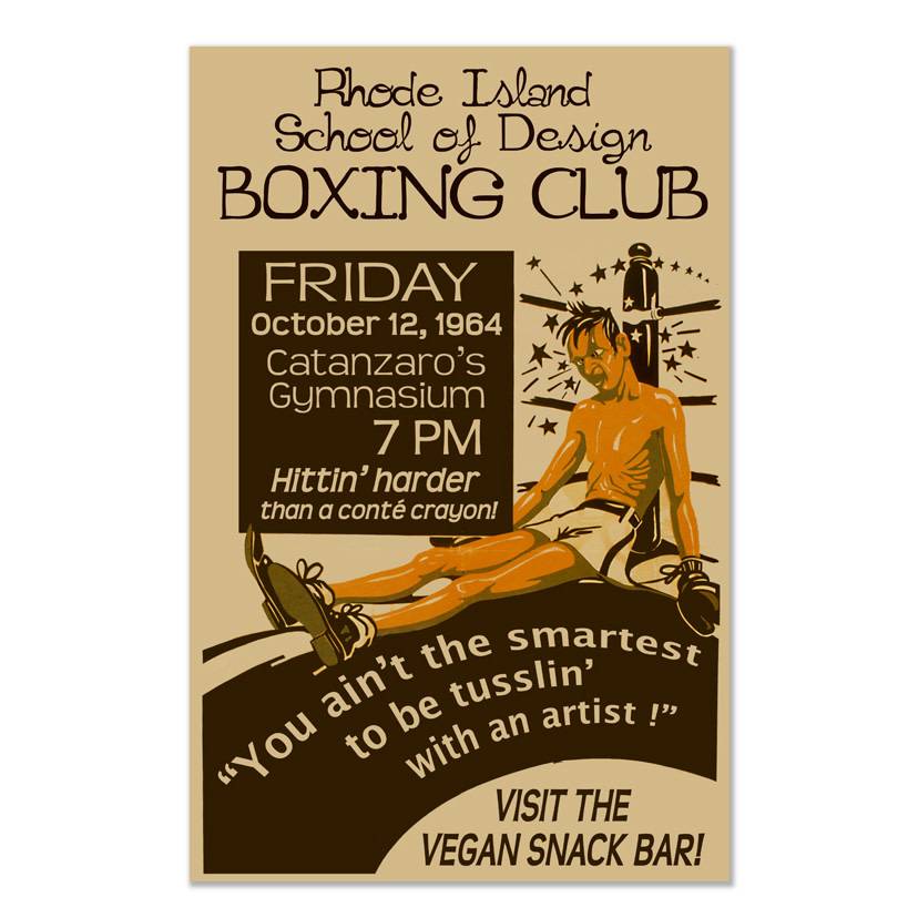 RISD Boxing Club Greeting Card - Home