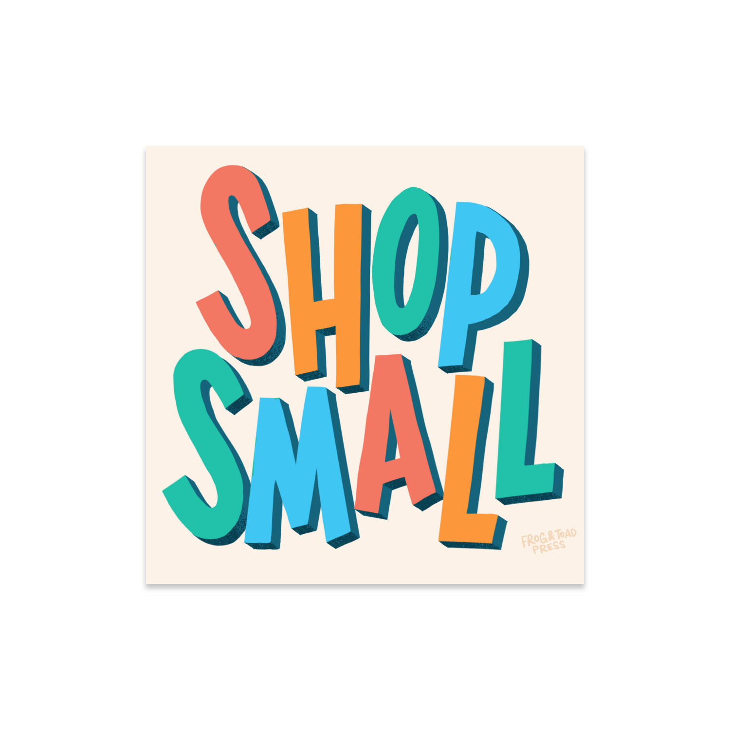 Shop Small Sticker - Home