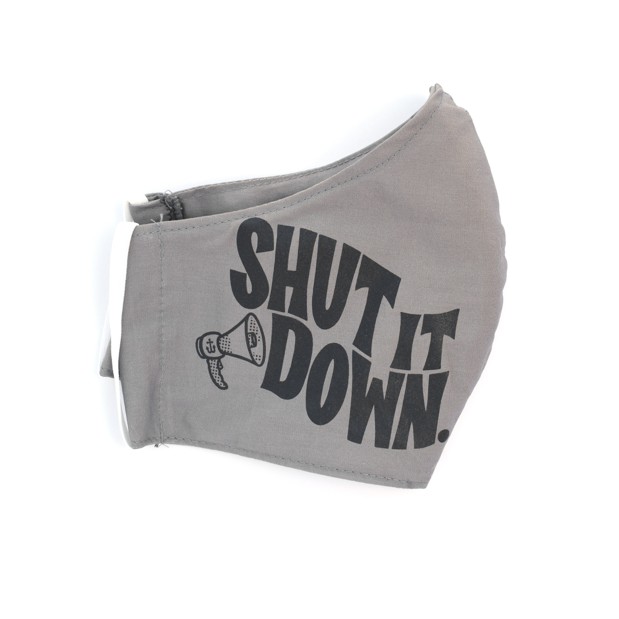 Shut It Down Face Mask - Home