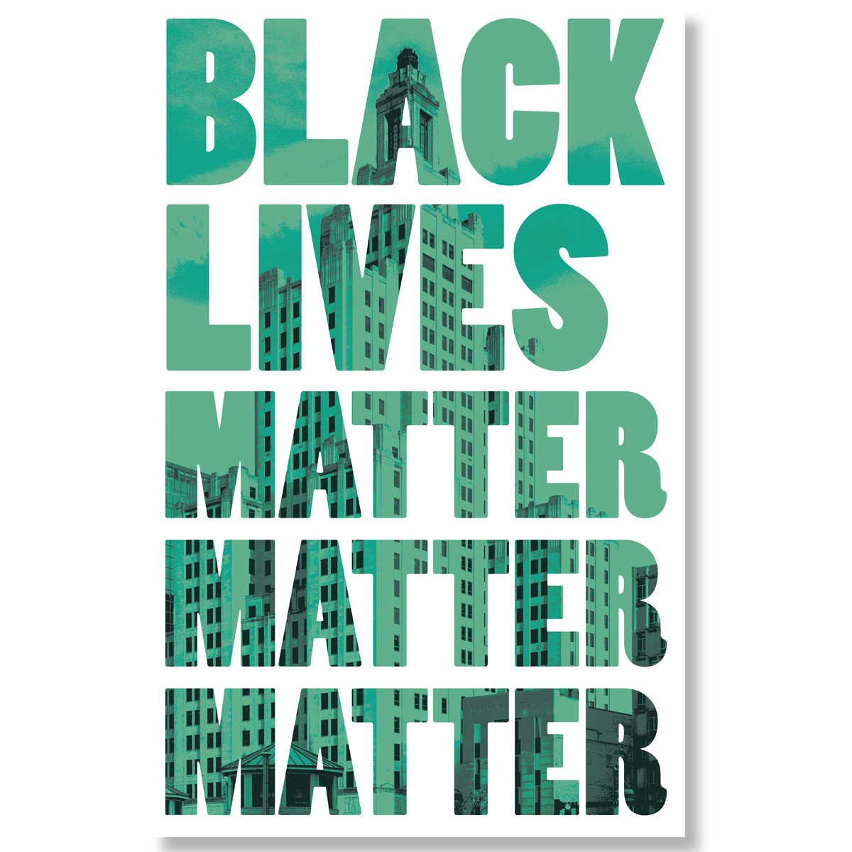 Black Lives Matter Protest Poster - Home