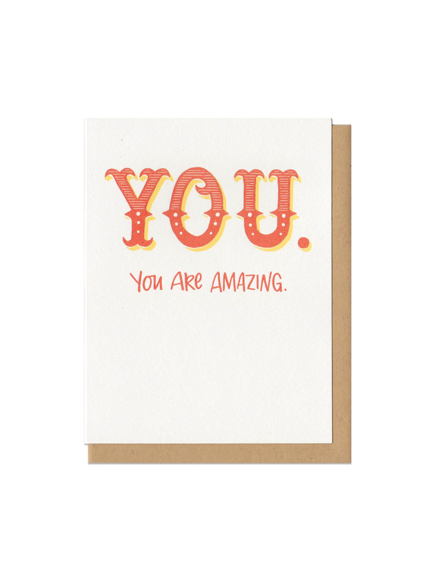 YOU. You Are Amazing Greeting Card - Home