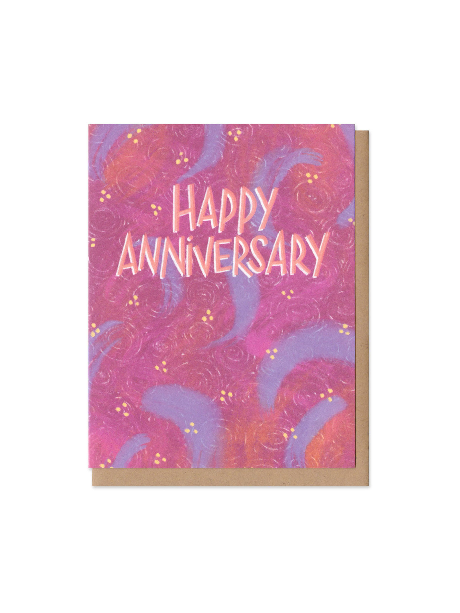 Colorful Classics Happy Anniversary Greeting Card - Home