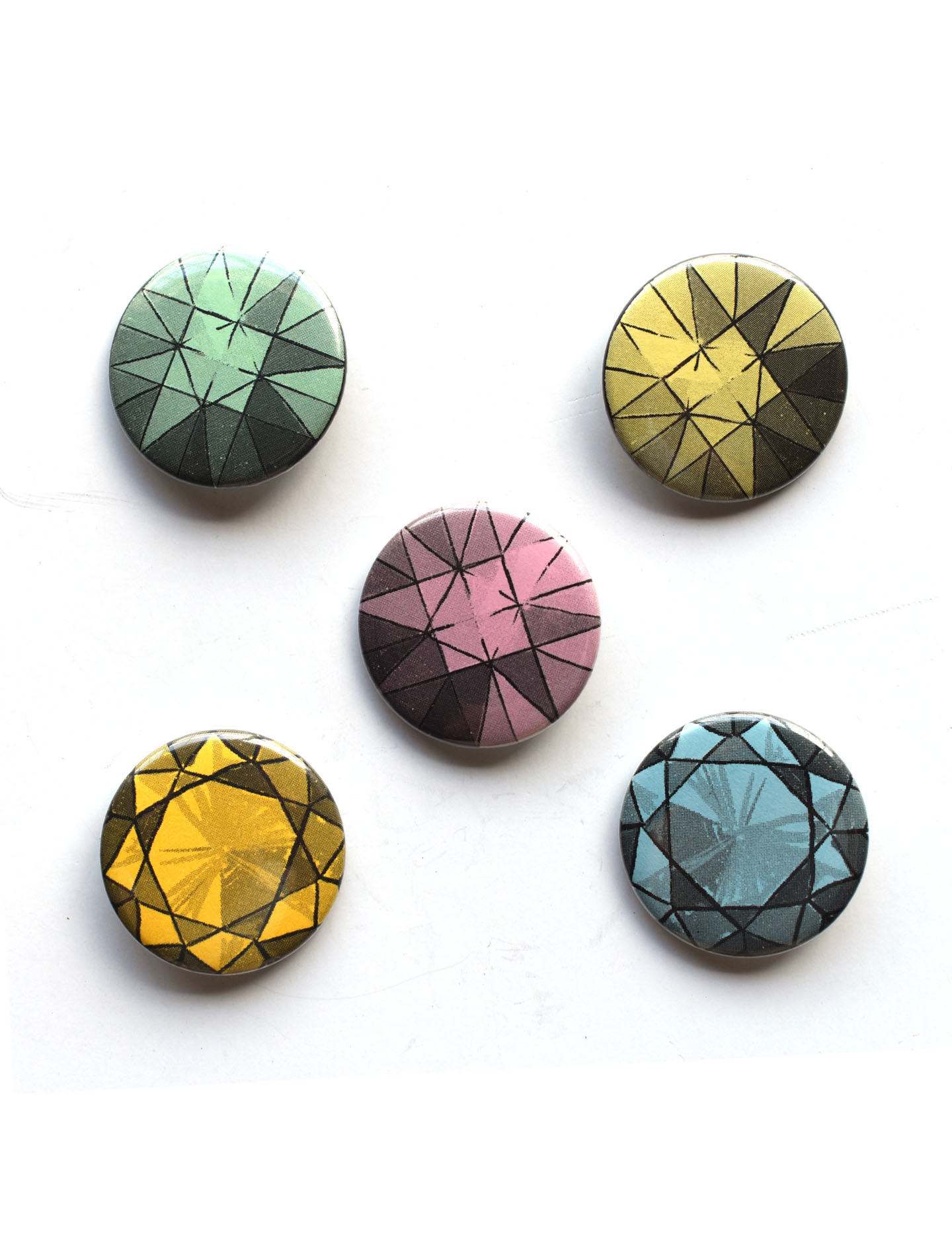 Geometric Button (Assorted) - Home