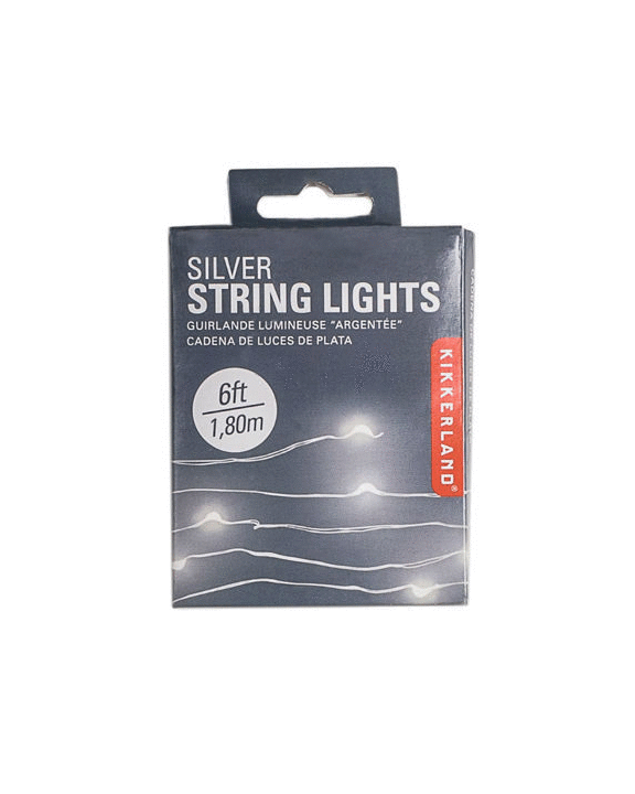 Silver Wire Lights - Home