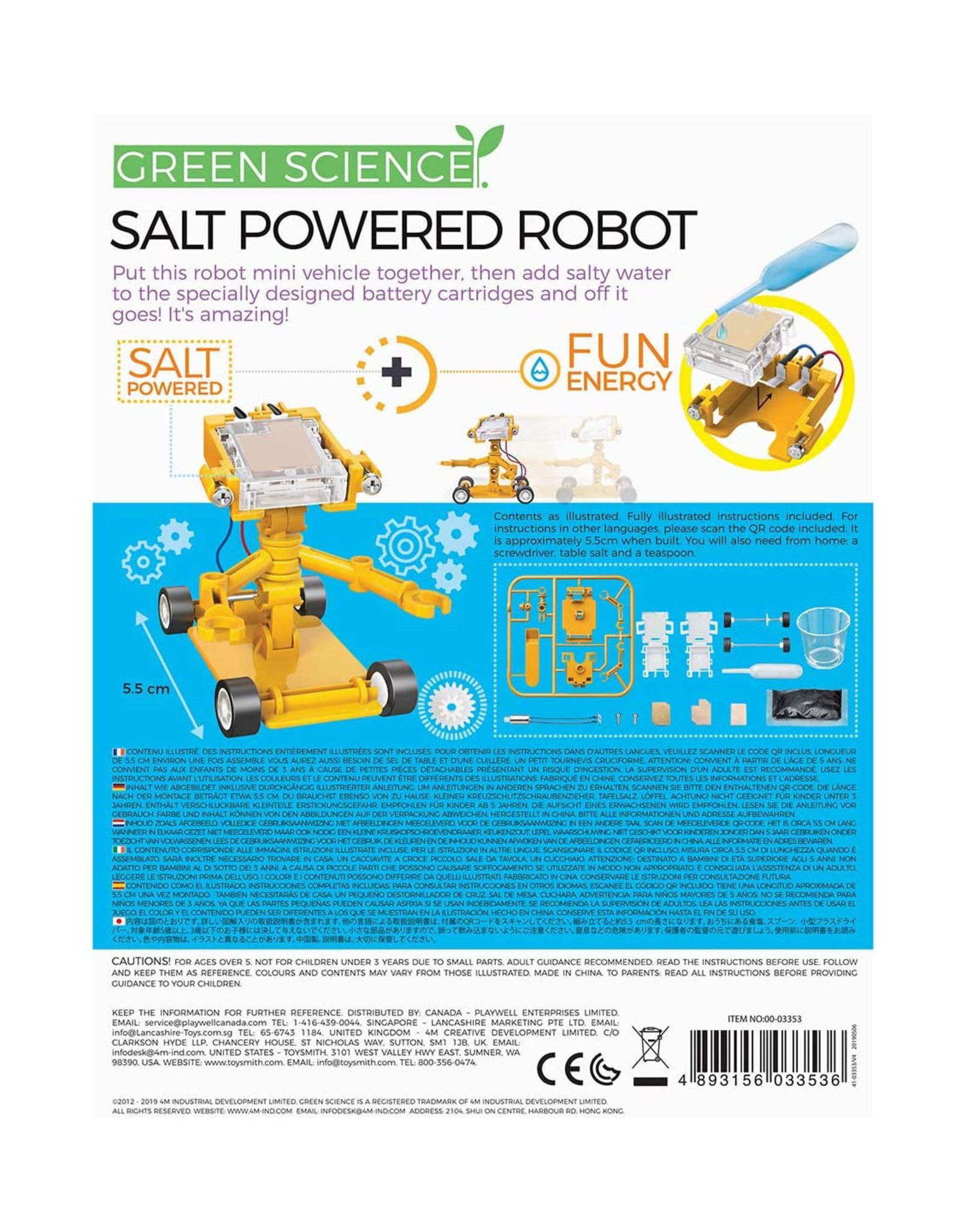 Salt Powered Robot - Home