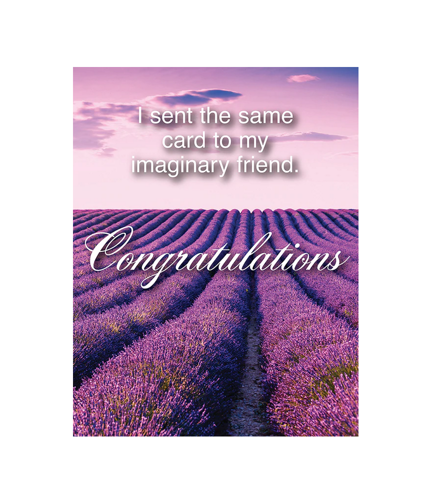 Congratulations Imaginary Friend Greeting Card - Home