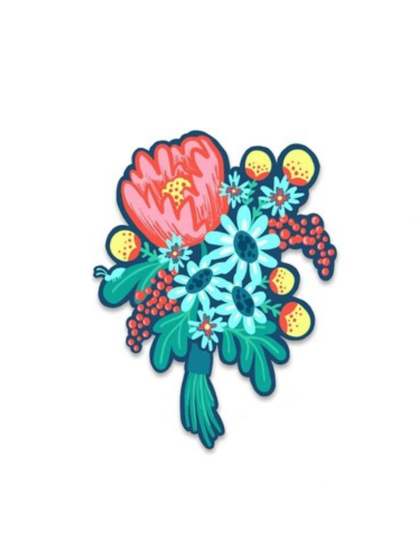 Bouquet Sticker - Home