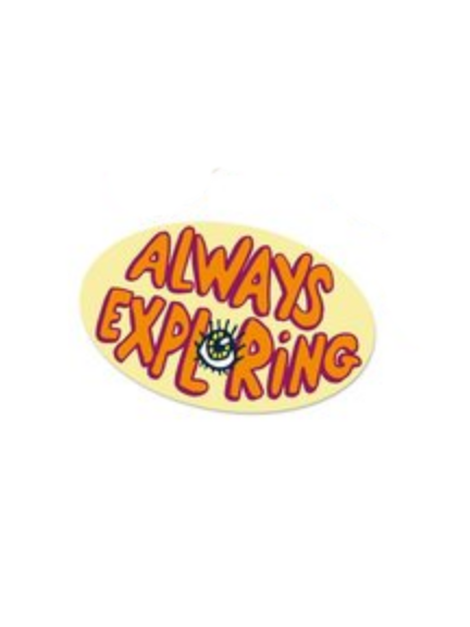 Always Exploring Sticker - Home