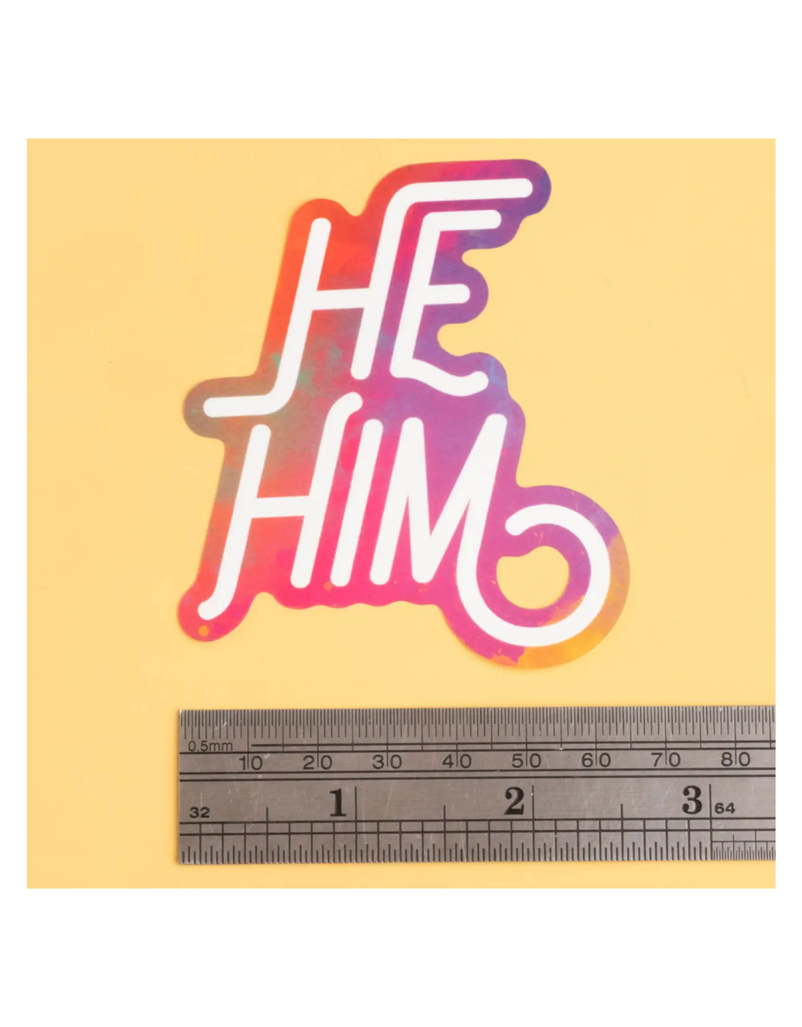 Pronoun Sticker Sheet - He/Him - Home