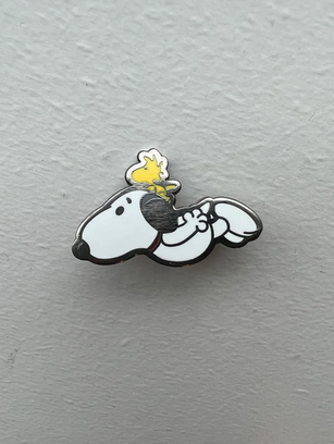 Snoopy & Woodstock Enamel Pin - Home