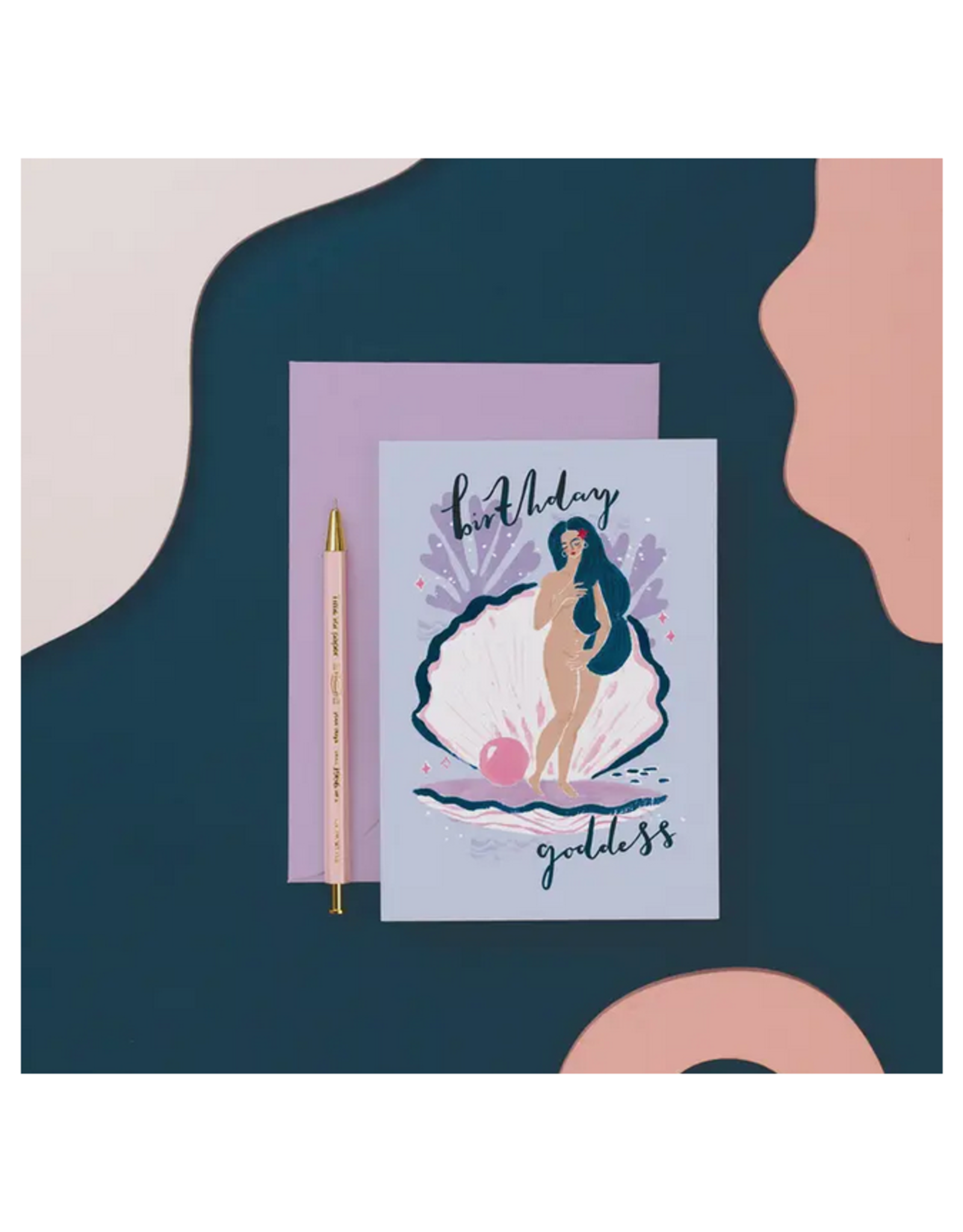 Birthday Goddess Greeting Card - Home