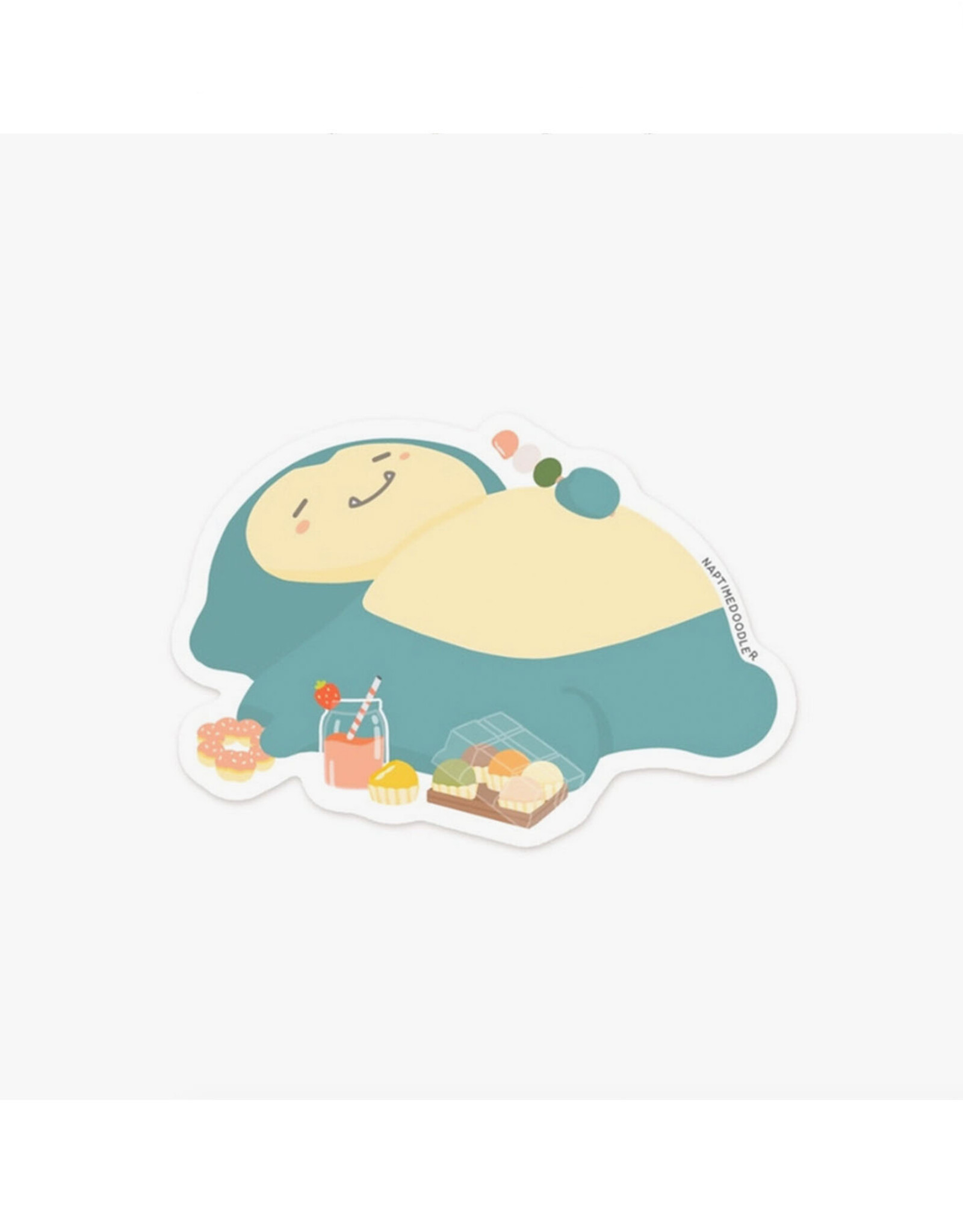 Snacking & Sleeping Snorlax Sticker - Home