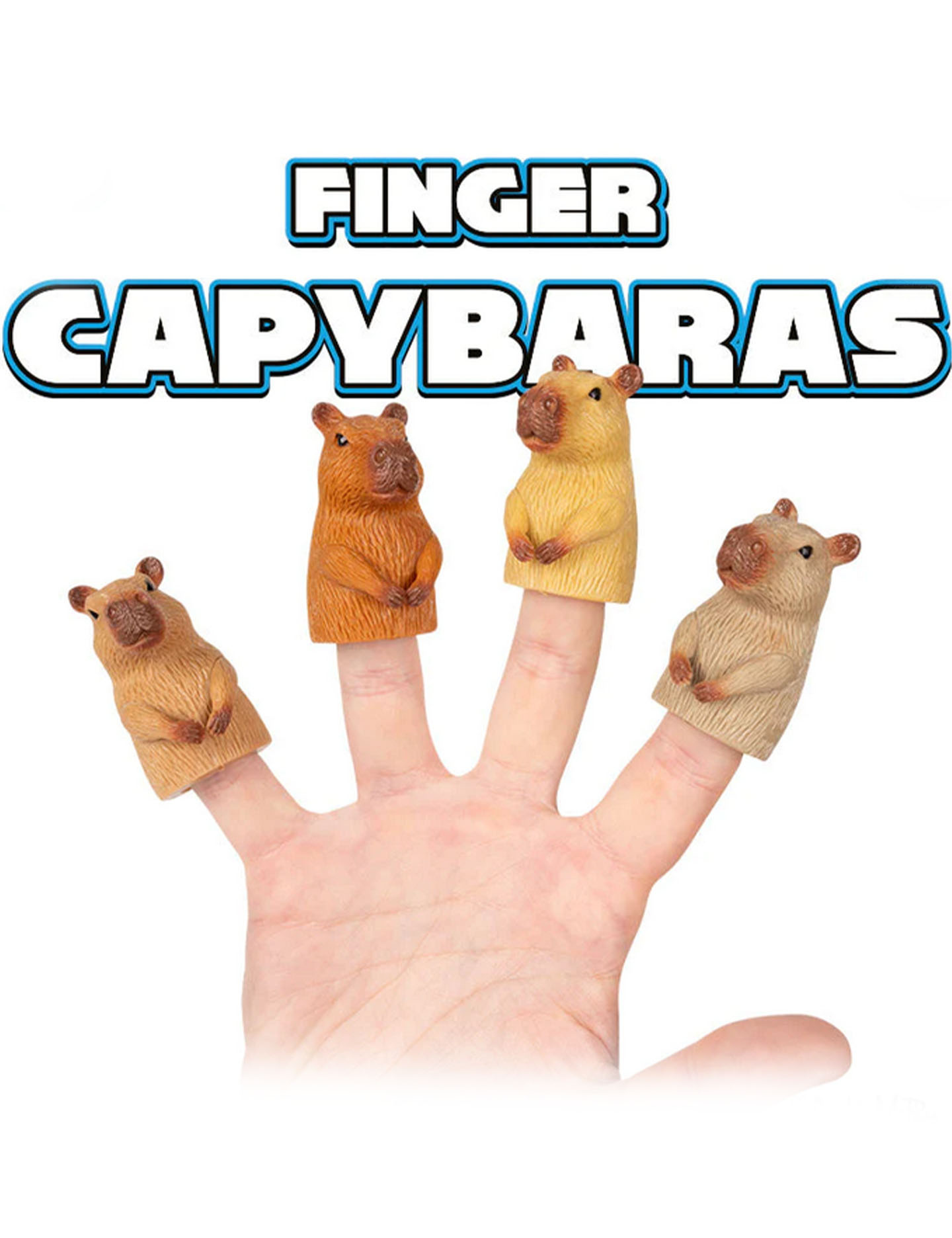 Capybara Finger Puppet - Home