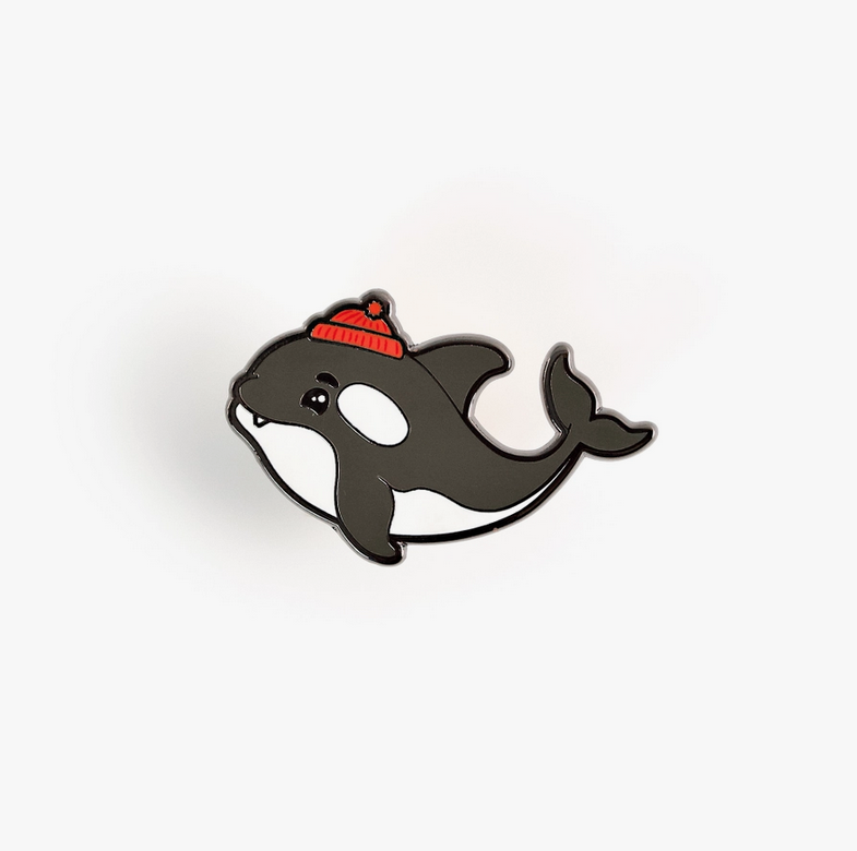 Orca Enamel Pin - Home
